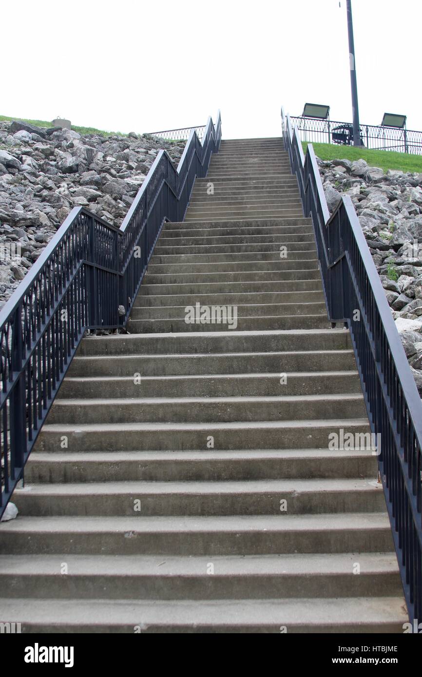 The steps going up Stock Photo - Alamy