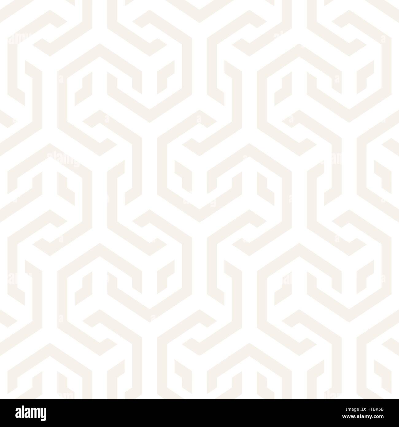 Vector Seamless Interlacing Lines Pattern. Modern Stylish Texture. Repeating Geometric ...