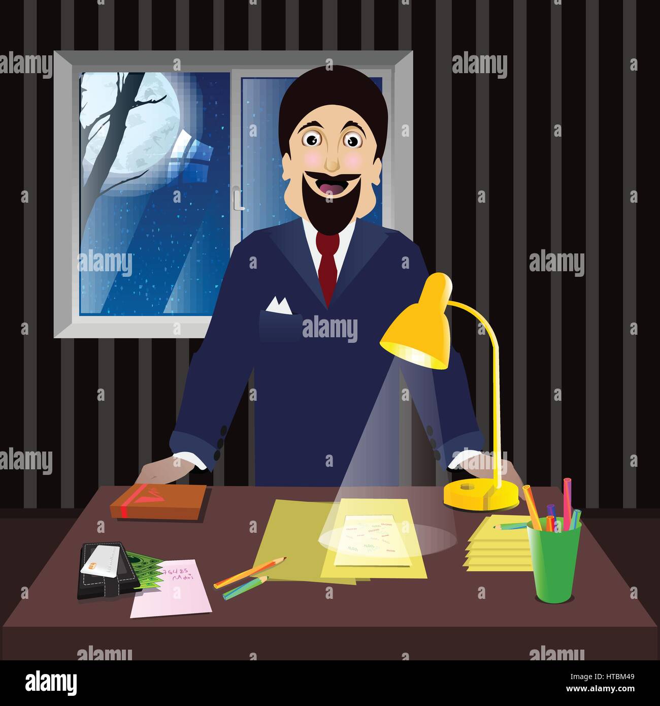 Office chair outside Stock Vector Images - Alamy