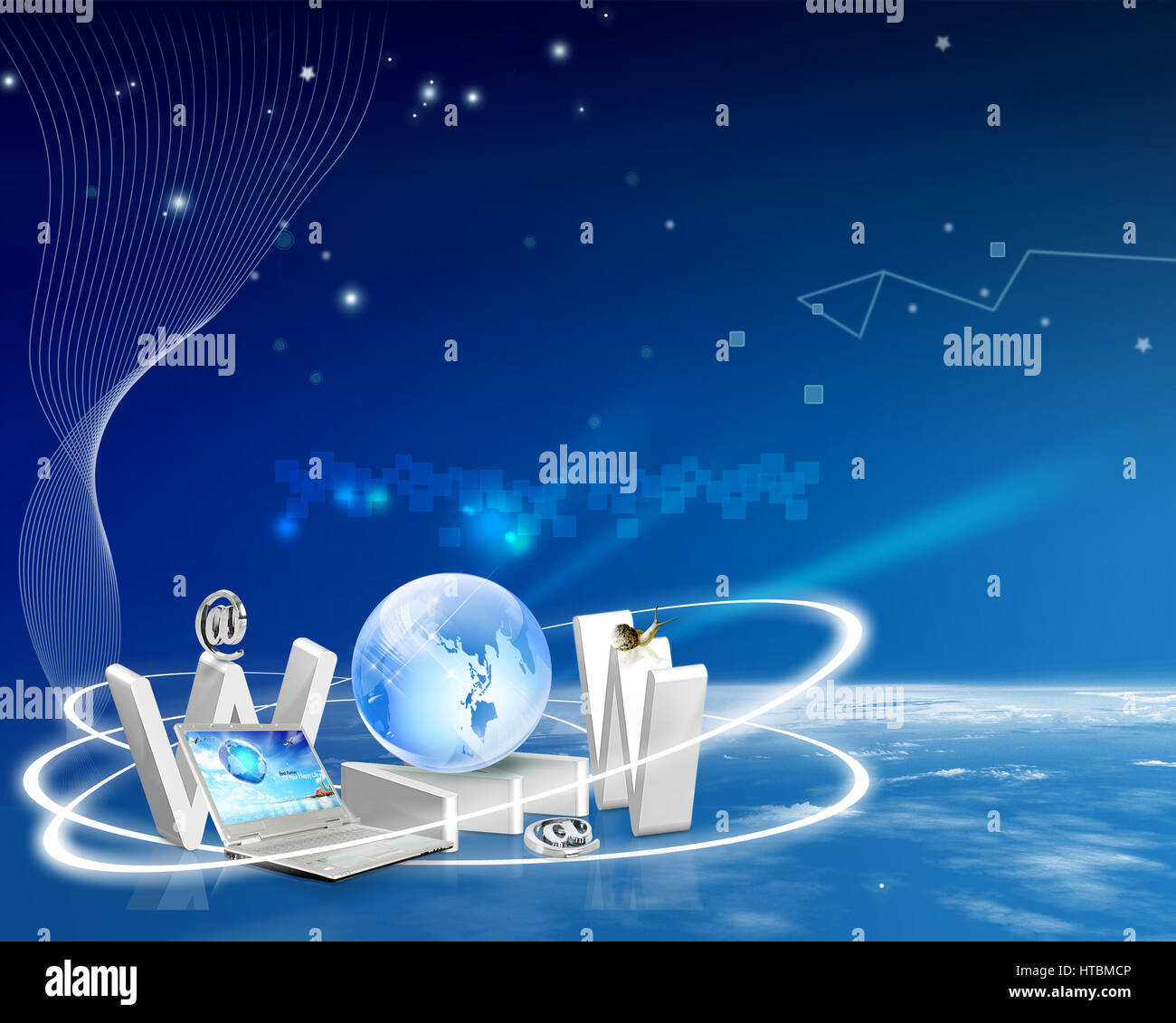 Electronic World 1 Stock Photo - Alamy