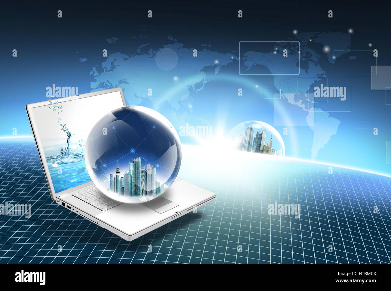 Electronic World 1 Stock Photo - Alamy