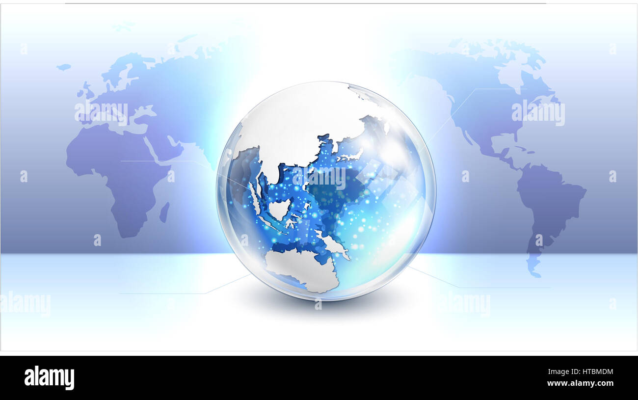 Electronic World 1 Stock Photo - Alamy