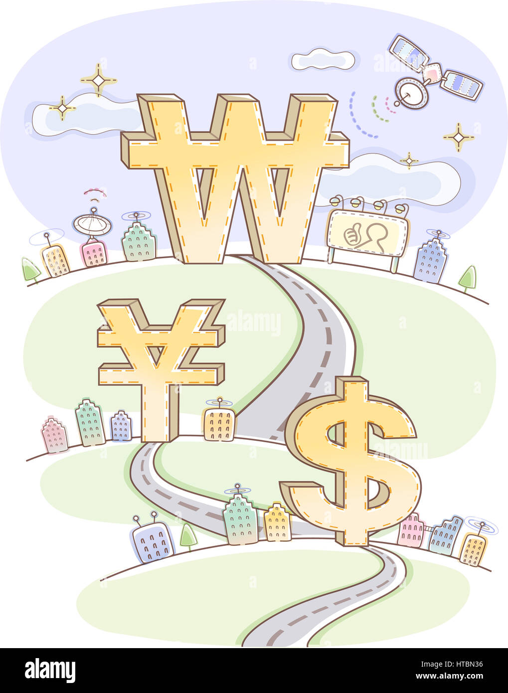 Cartoon e Style Stock Photo - Alamy