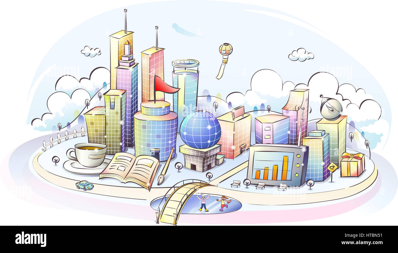 Cartoon e Style Stock Photo - Alamy