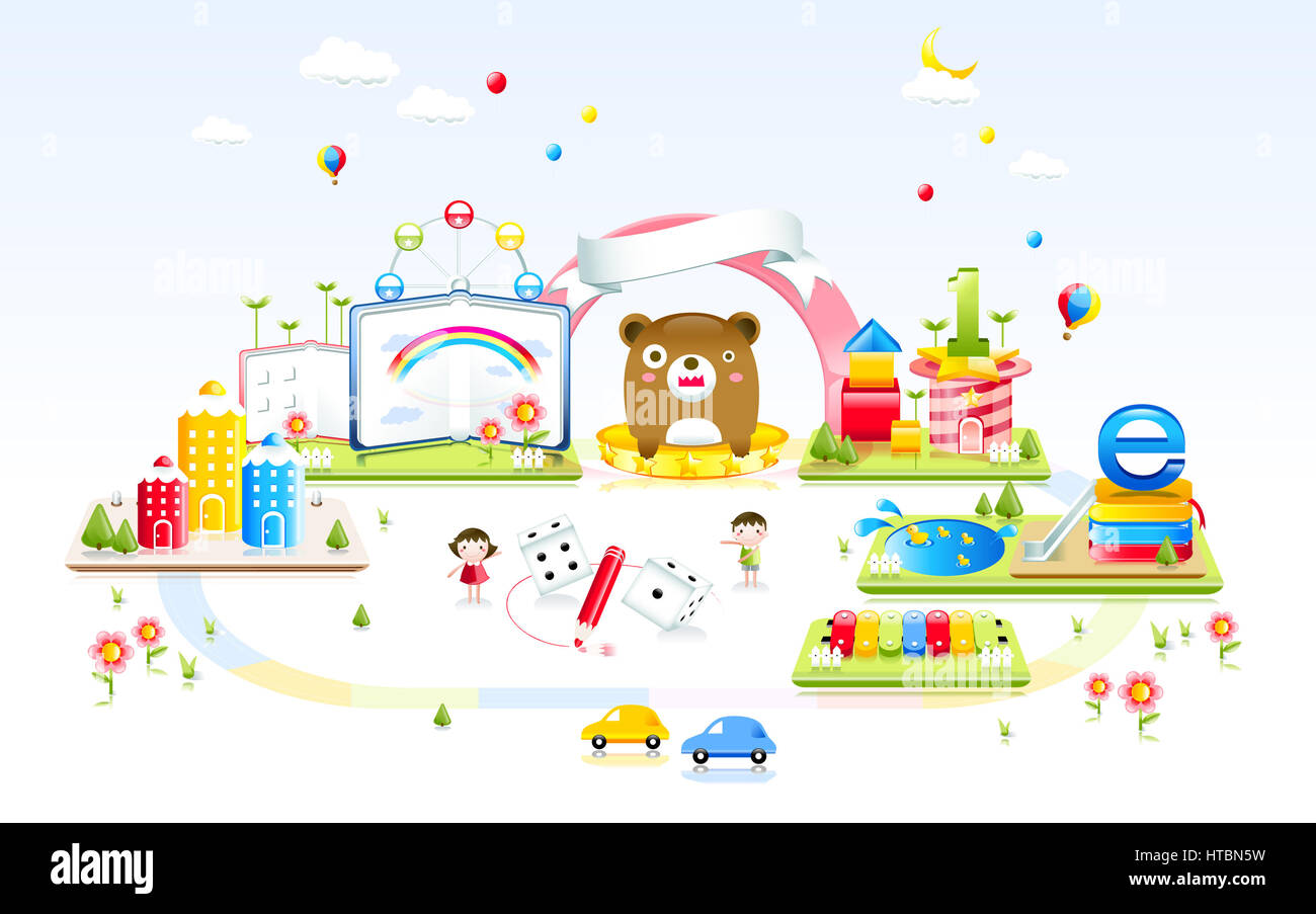 Cartoon e Style Stock Photo - Alamy