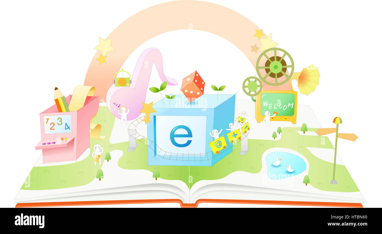 Cartoon e Style Stock Photo - Alamy