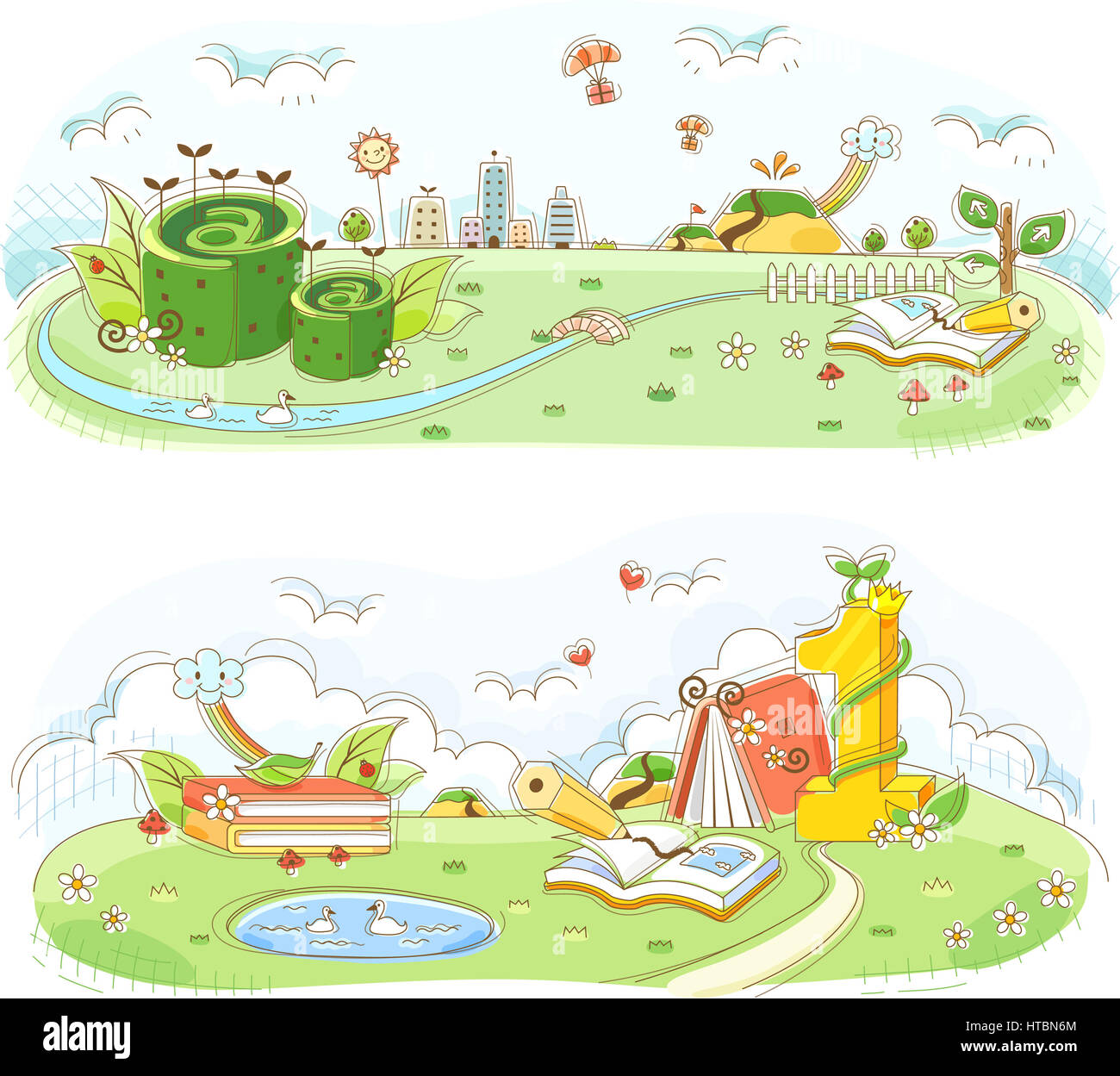 Cartoon e Style Stock Photo - Alamy