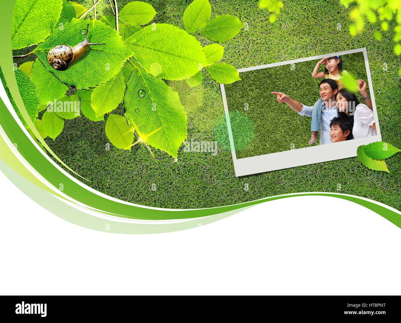 Green Saving Message Board Stock Photo - Alamy