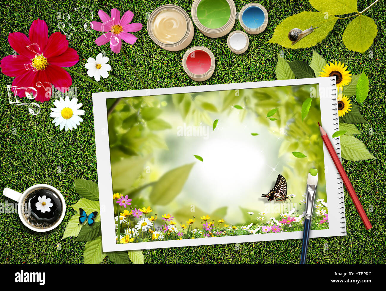 Green Saving Message Board Stock Photo - Alamy
