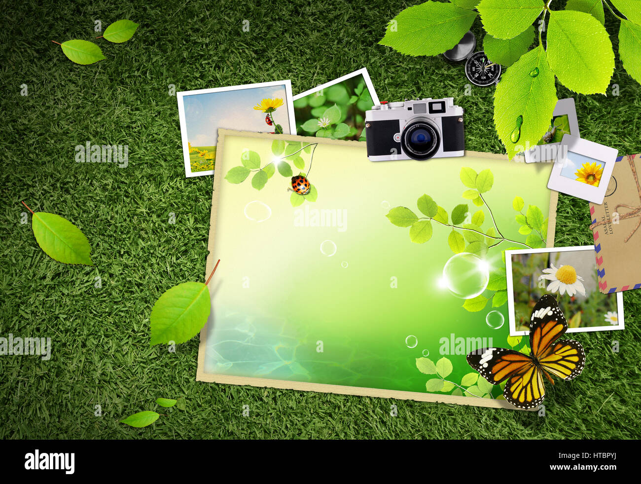 Green Saving Message Board Stock Photo - Alamy