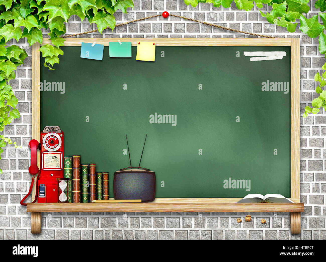 Green Saving Message Board Stock Photo - Alamy