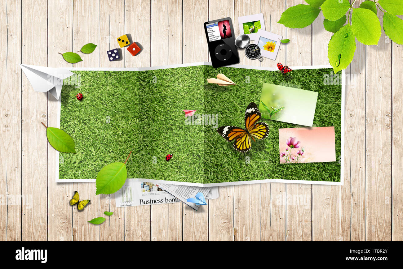Green Saving Message Board Stock Photo - Alamy