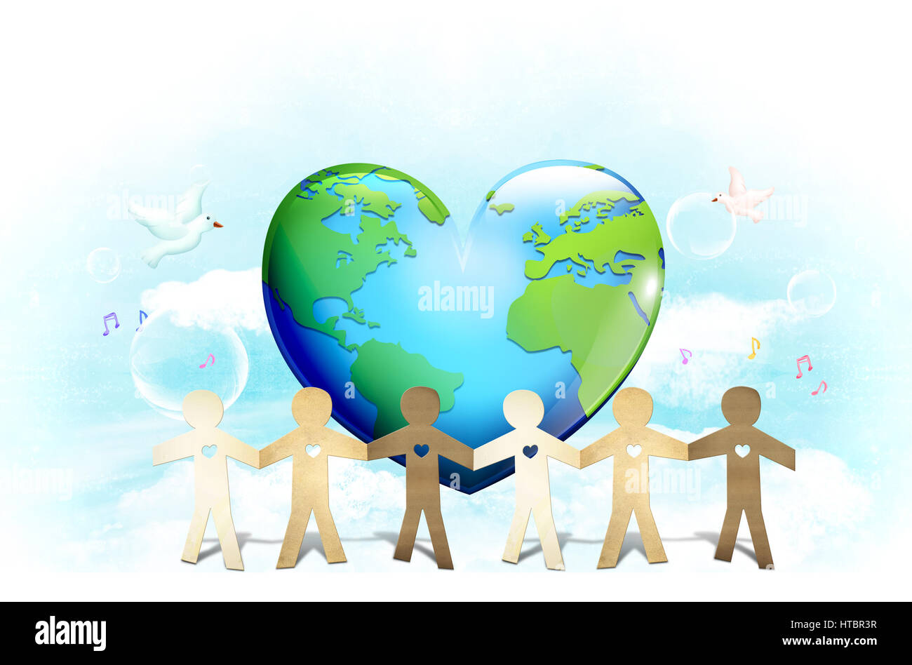 Loving Earth Day Stock Photo - Alamy