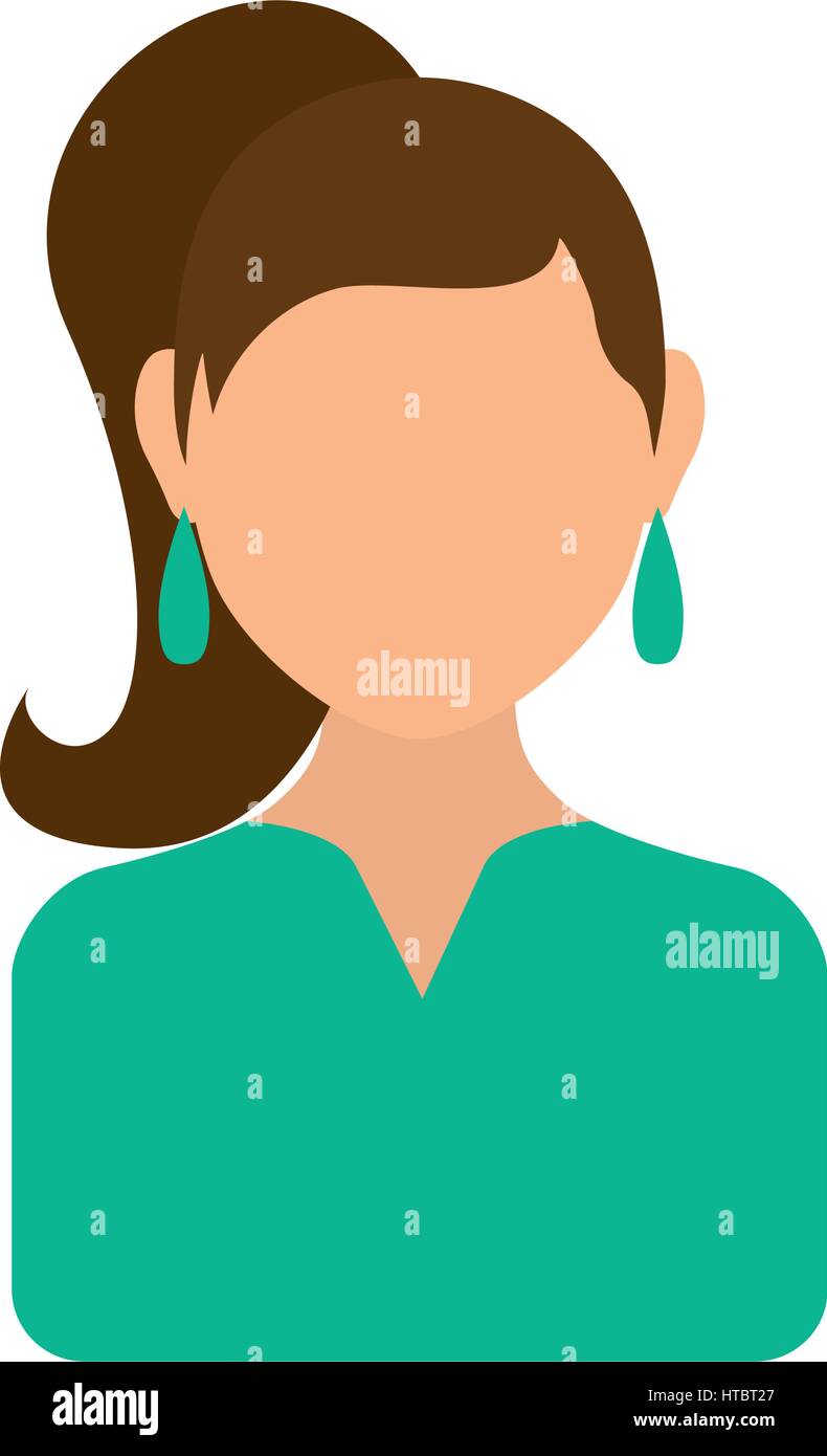 Women faceless profile Stock Vector Image & Art - Alamy