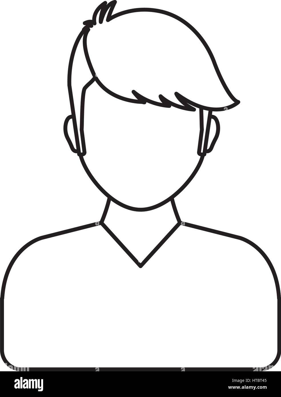 Men faceless profile Stock Vector Image & Art - Alamy