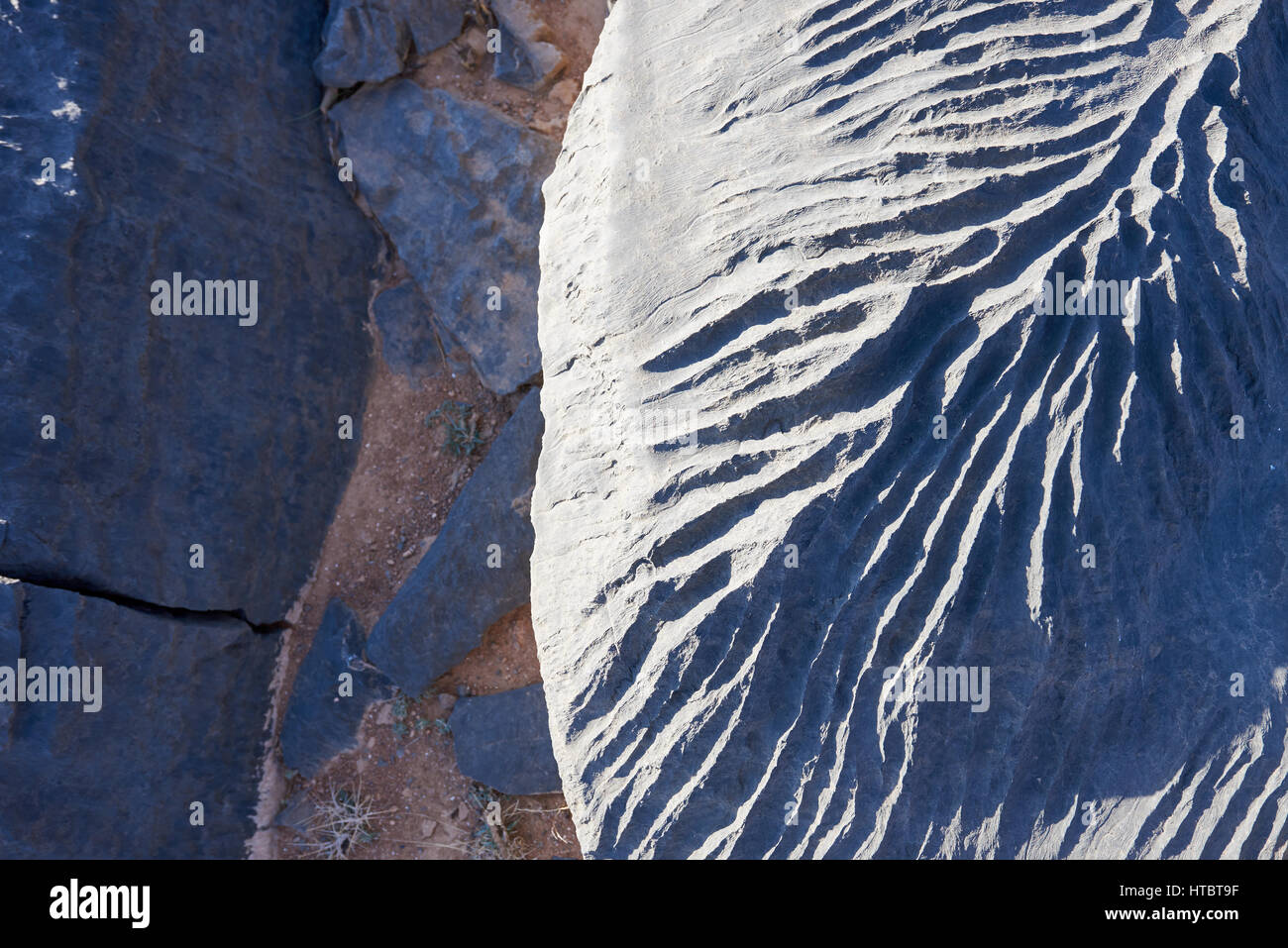 Close up of patterns on rock caused by erosion Stock Photo - Alamy