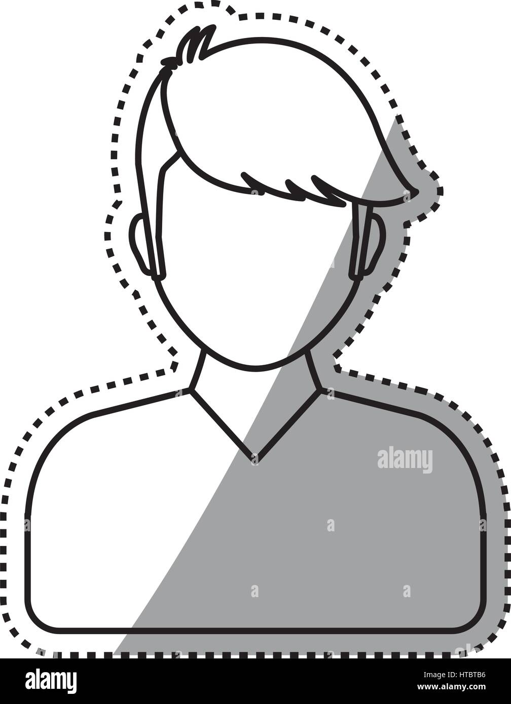 Men faceless profile Stock Vector Image & Art - Alamy