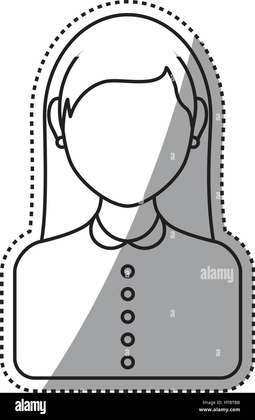 Women faceless profile Stock Vector Image & Art - Alamy