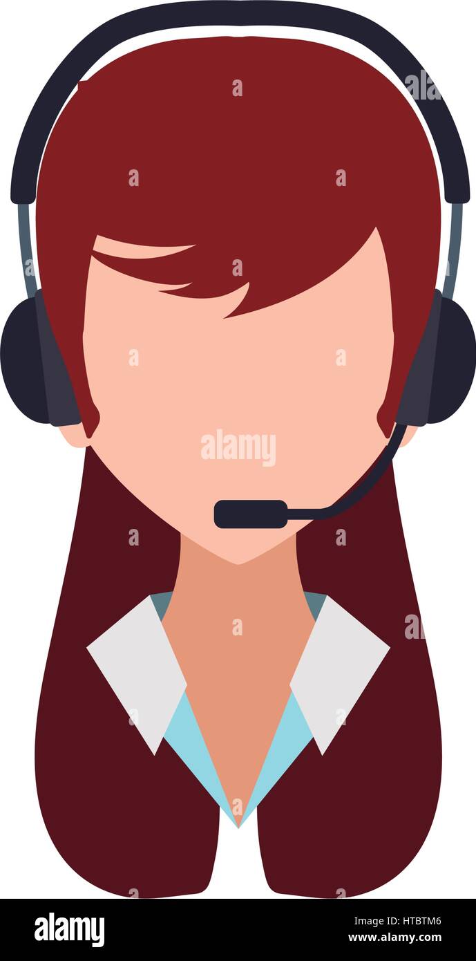 Call center operator Stock Vector Image & Art - Alamy