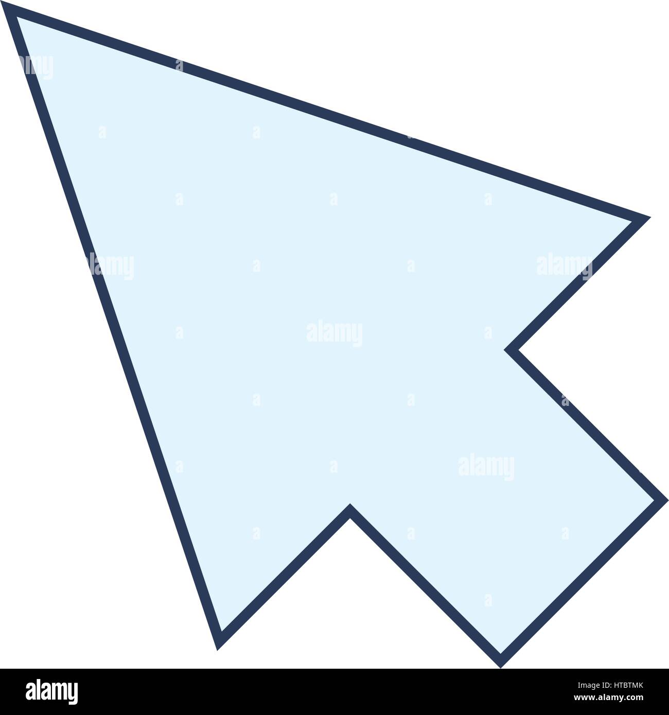 Click arrow pointer Stock Vector Image & Art - Alamy