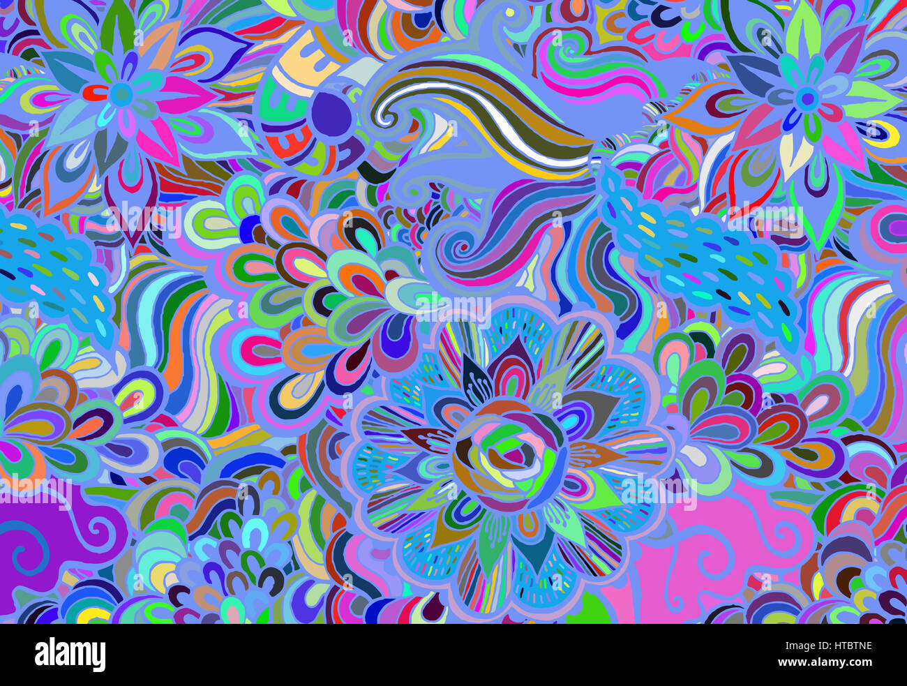 Abstract spring background from flowers.Vector Stock Photo - Alamy