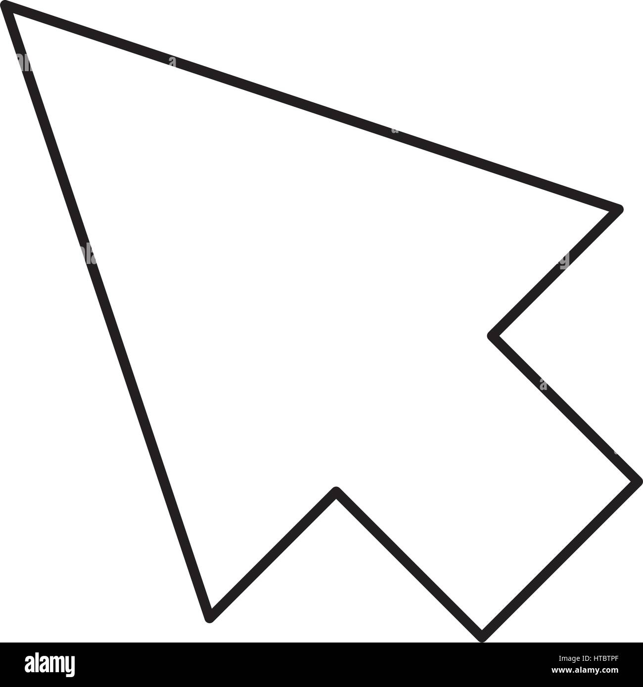 Click arrow cursor Stock Vector Image & Art - Alamy