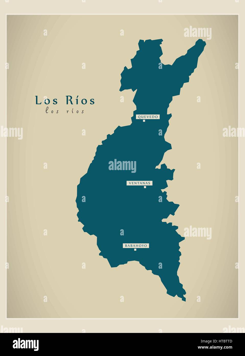 Los rios map hi-res stock photography and images - Alamy