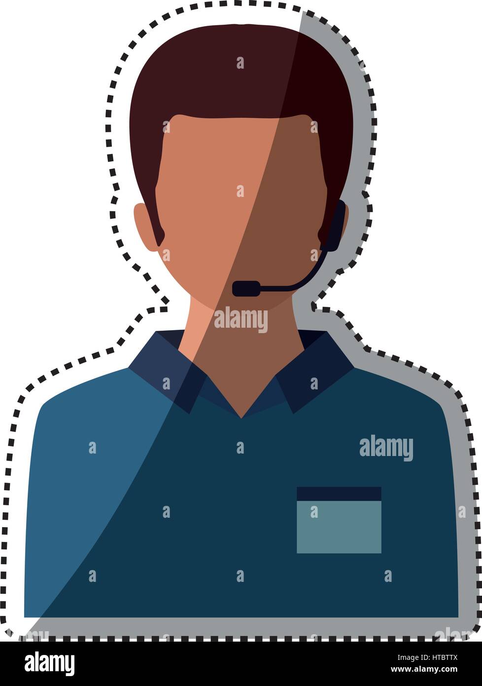 Call center operator Stock Vector Image & Art - Alamy