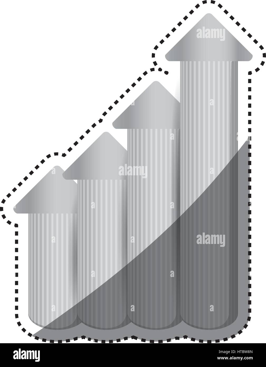Statistics growing graphic Stock Vector Image & Art - Alamy