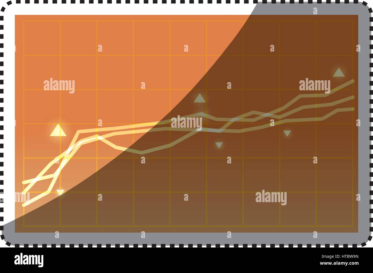 Statistics growing graphic Stock Vector Image & Art - Alamy