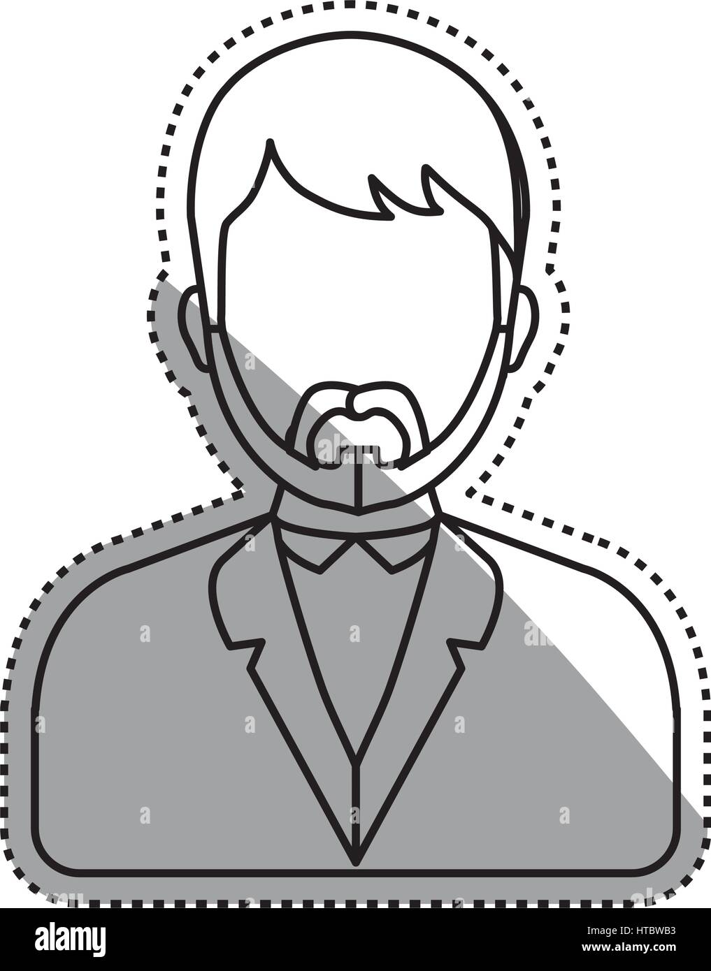 Men faceless profile Stock Vector Image & Art - Alamy