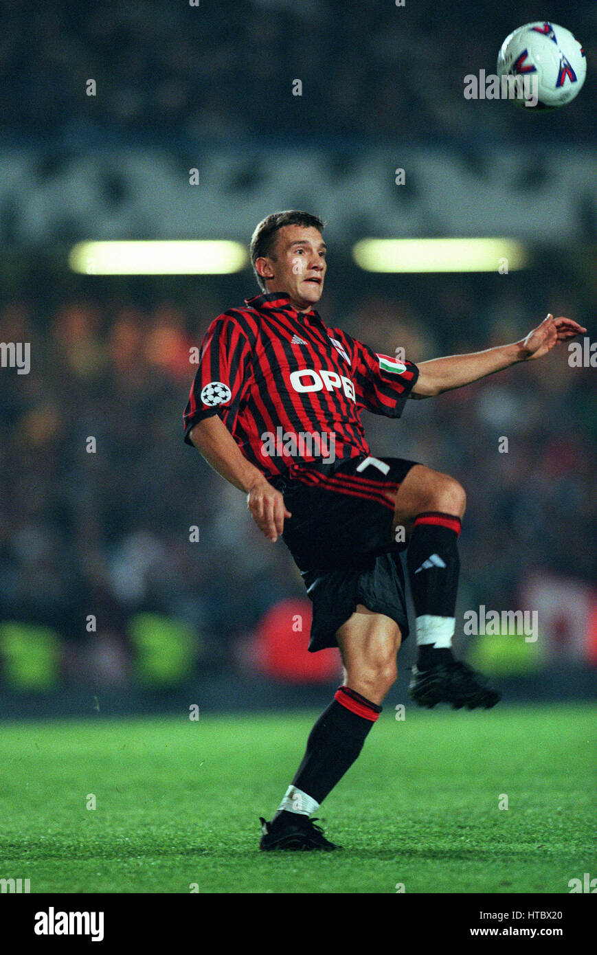 ANDRIY SHEVCHENKO AC MILAN 19 September 1999 Stock Photo - Alamy