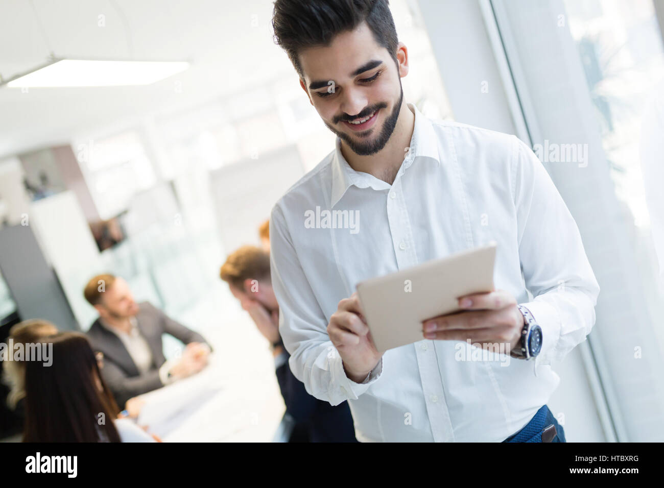 Indian male office worker hi-res stock photography and images - Alamy