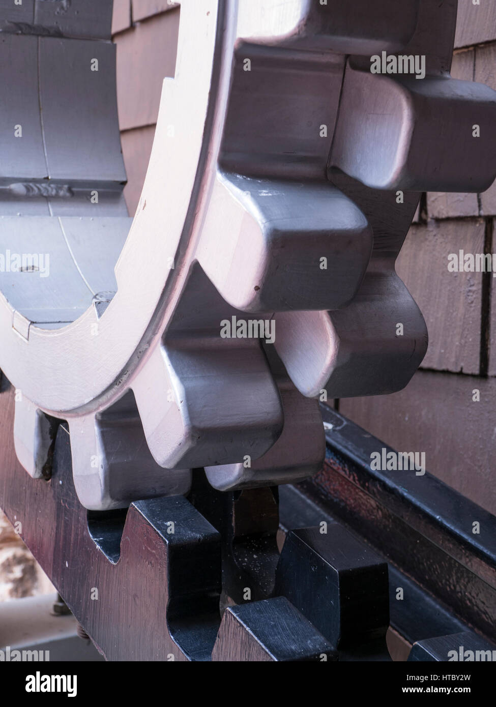 Cog wheel and rack model, Cog Railway Depot, Manitou Springs, Colorado ...