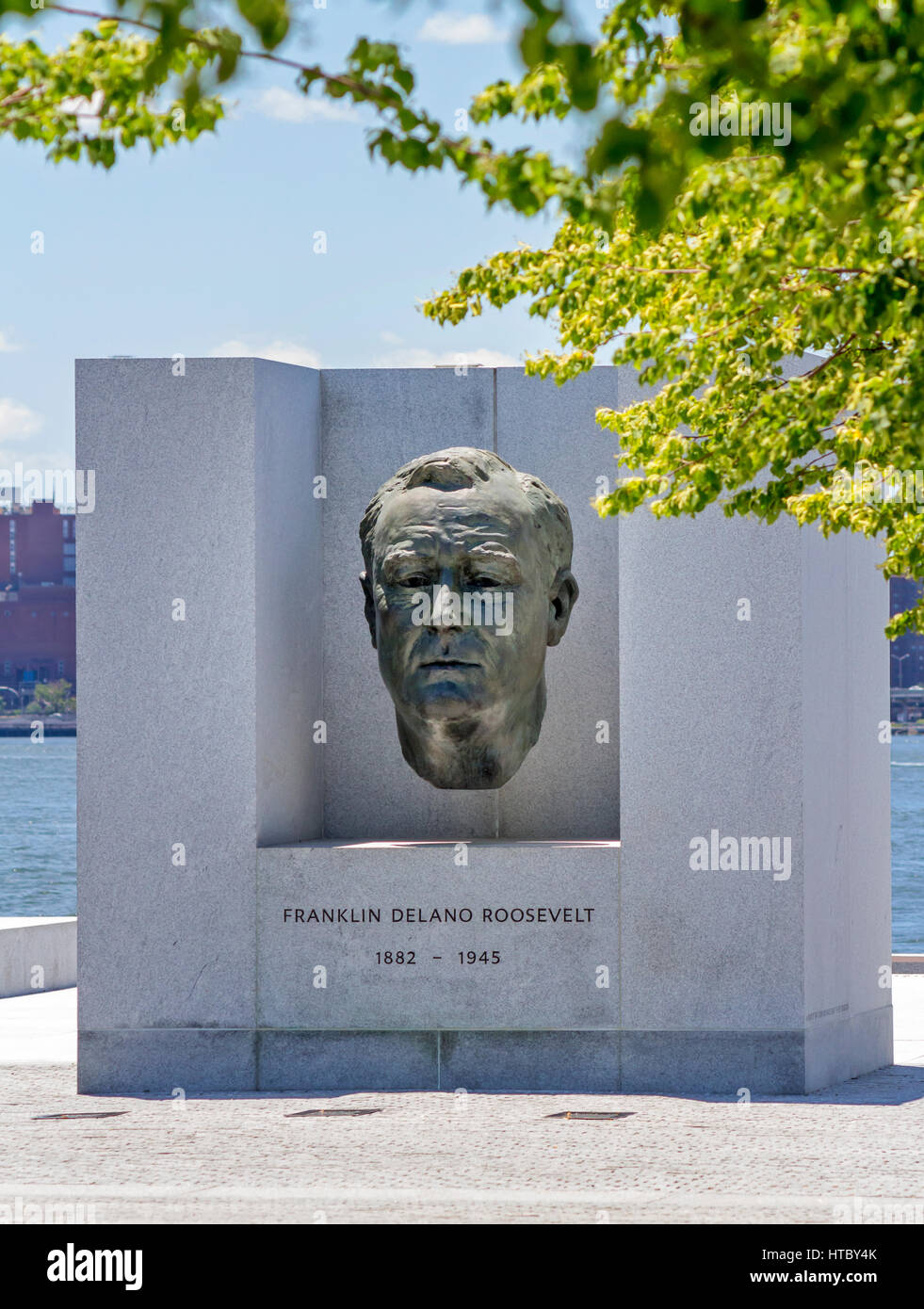 A view of the Franklin D Roosevelt Four Freedoms Park Stock Photo - Alamy