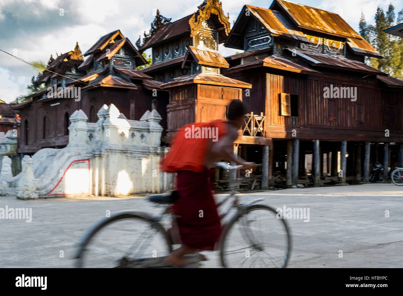 Myanmar (ex Birmanie). Nyaung Shwe. Shan state. The Shwe Yan Pyay ...
