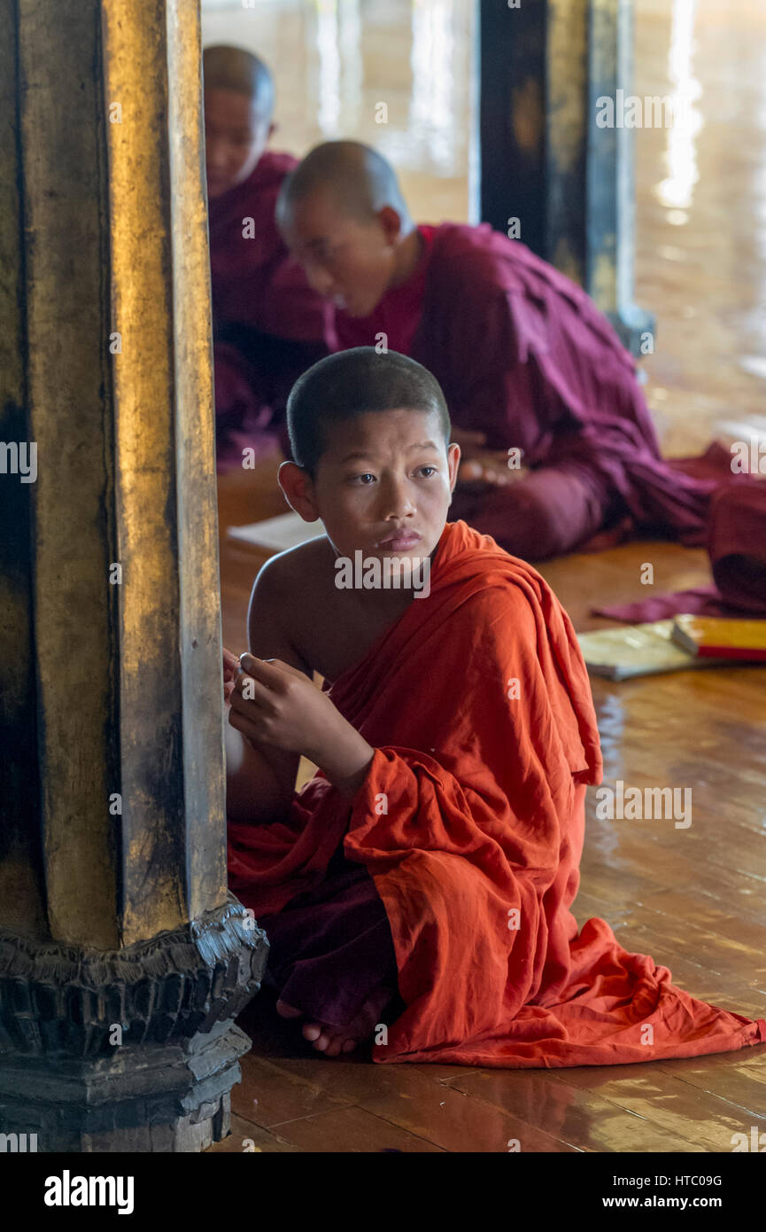 Myanmar. Nyaung Shwe. Shan state. The Shwe Yan Pyay monastery (Or The ...