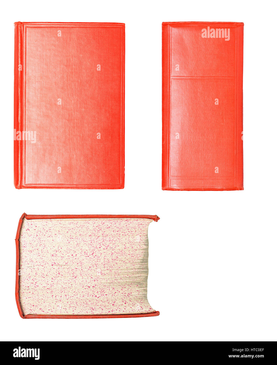red book in three different angles Stock Photo - Alamy