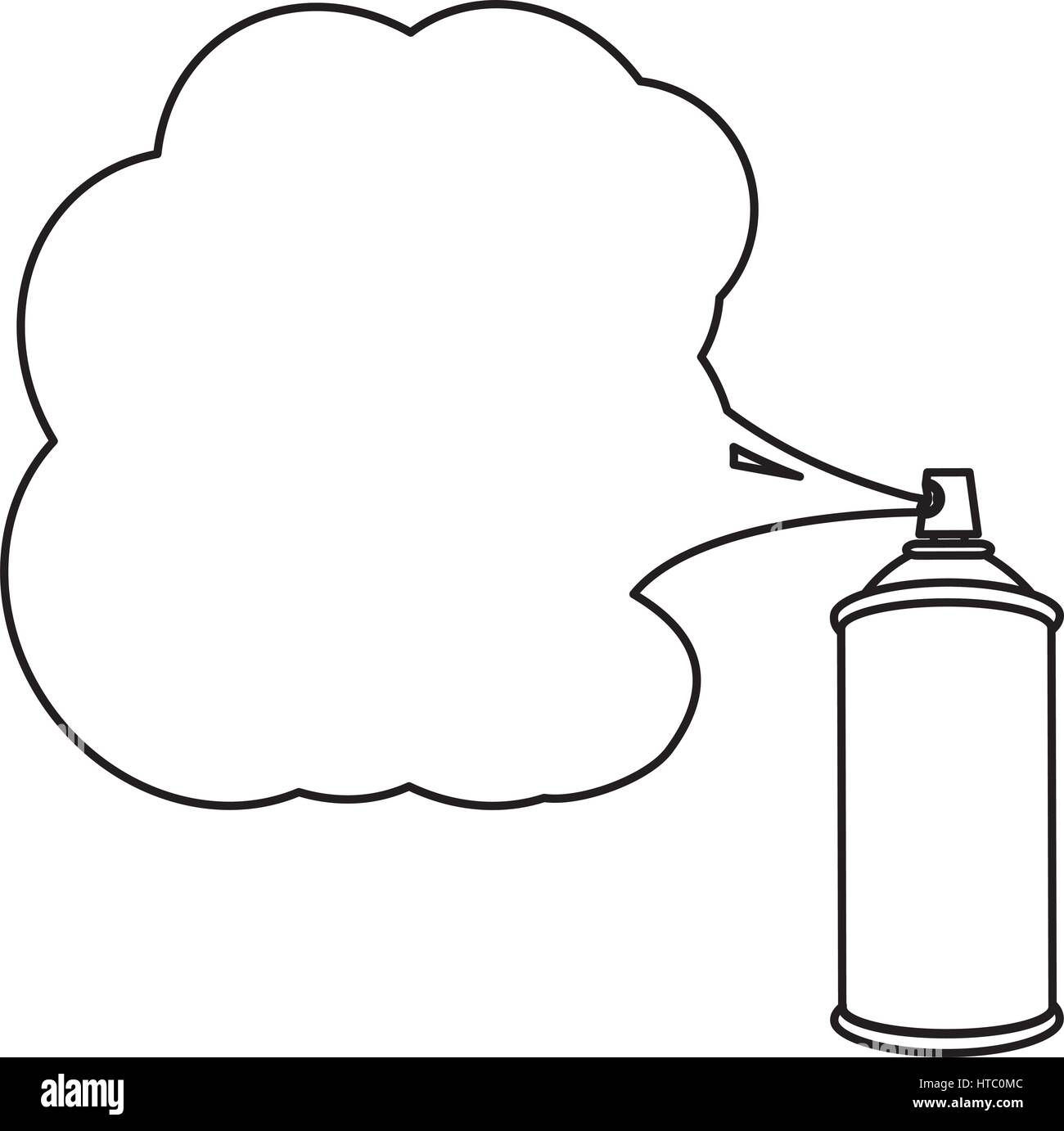 Spray paint can abstract Stock Vector Images - Alamy