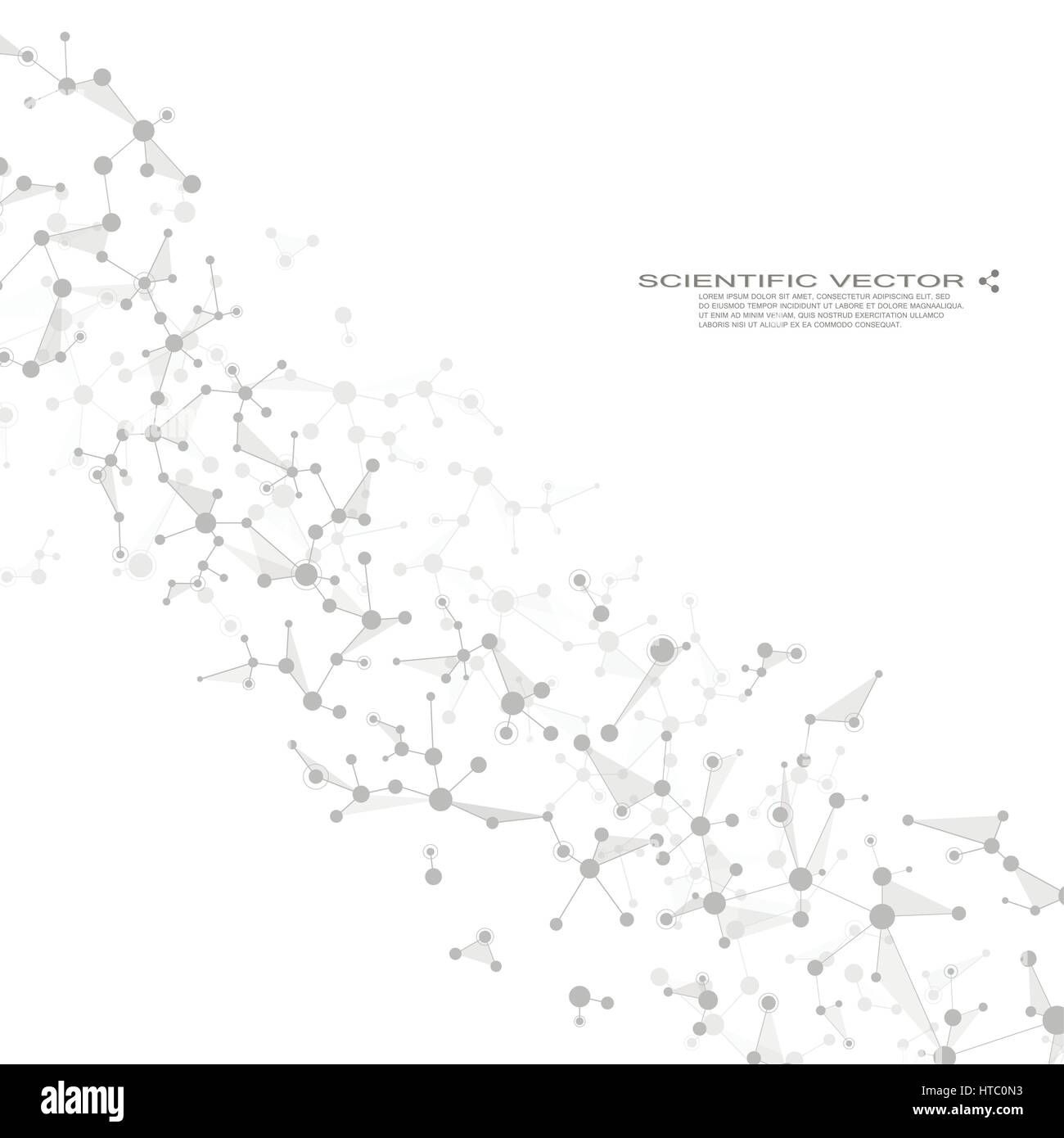 Abstract plexus background connected lines Black and White Stock Photos ...