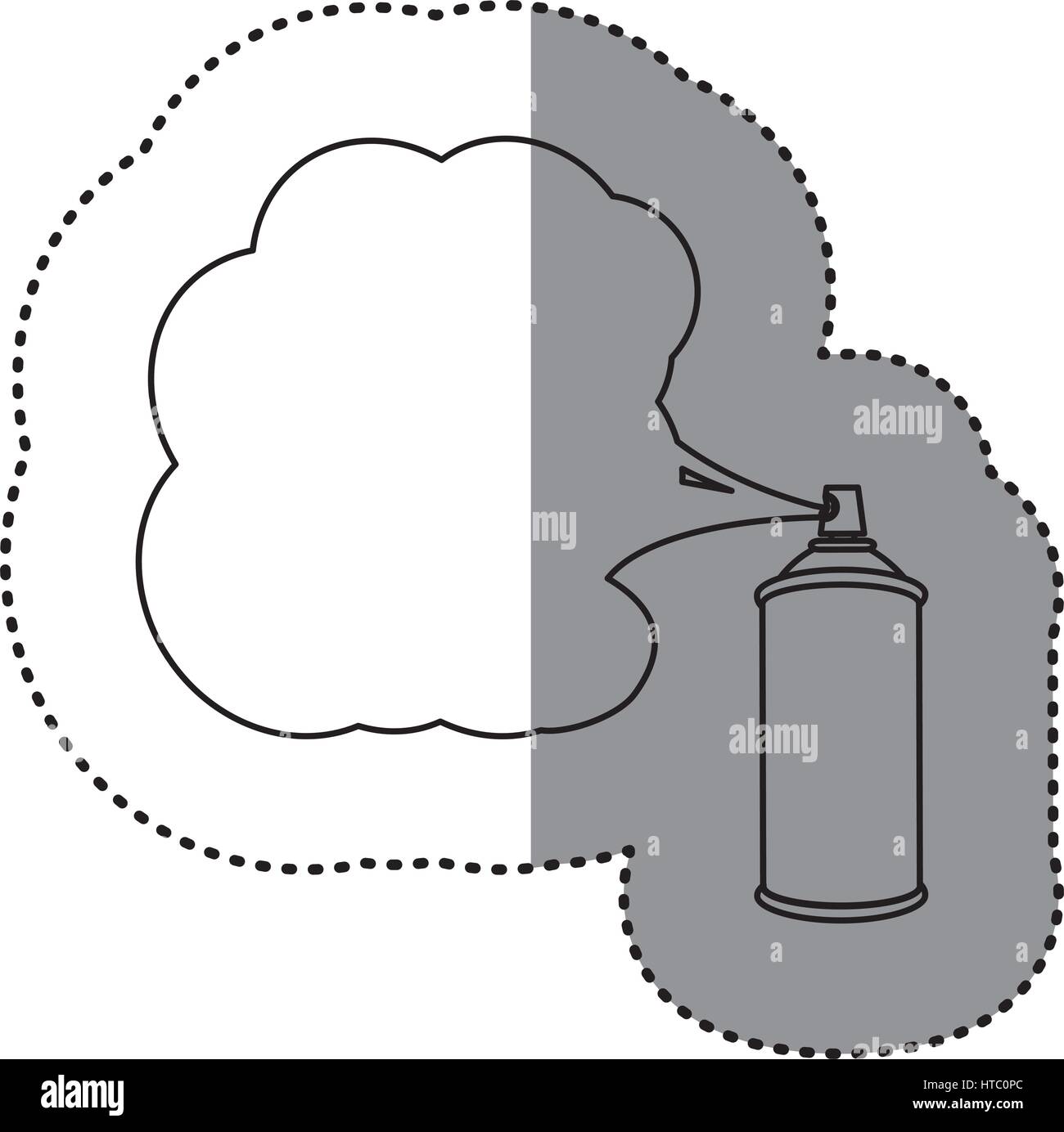 Contour can aerosol icon hi-res stock photography and images - Alamy