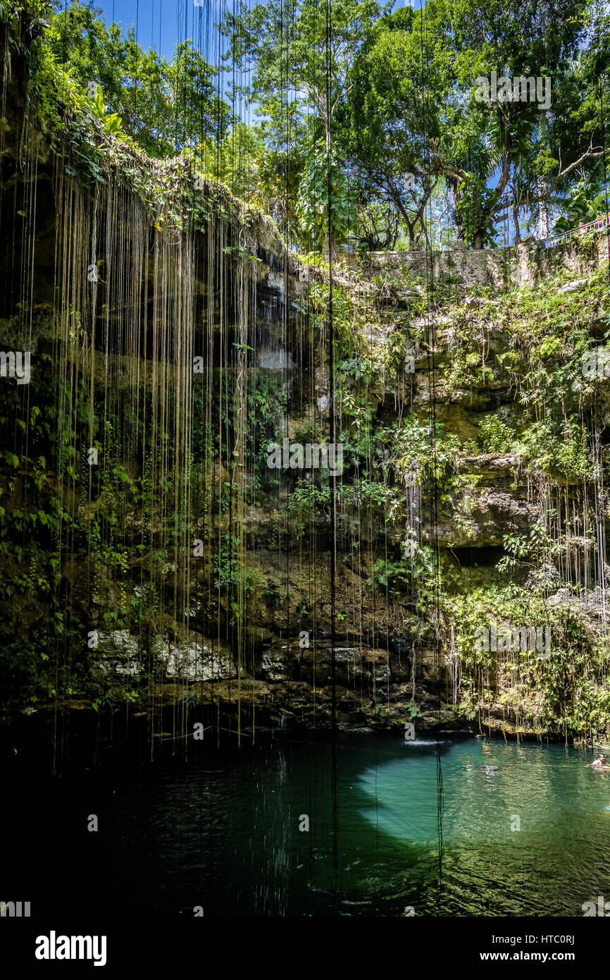 Cenote Ik Kil - Yucatan, Mexico Stock Photo - Alamy