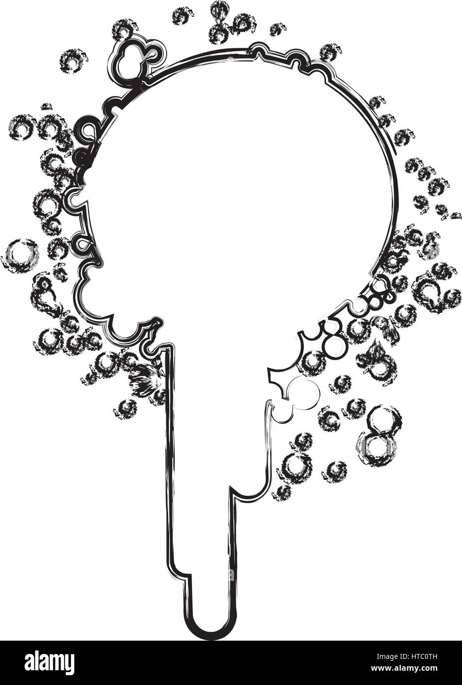 blurred silhouette ink splash paint icon Stock Vector Image & Art - Alamy