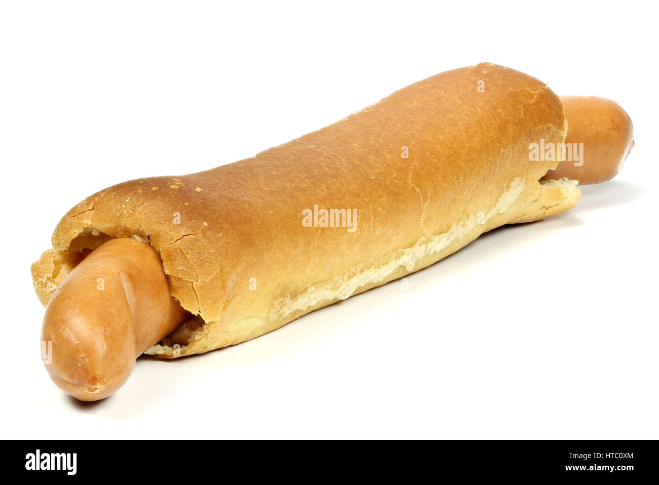 hot dog isolated on white background Stock Photo - Alamy