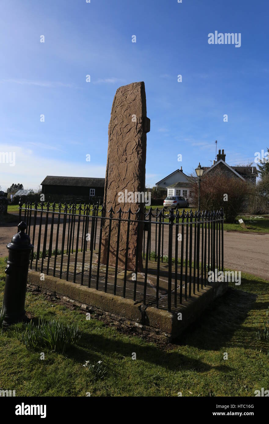 The replica pictish stone hi-res stock photography and images - Alamy
