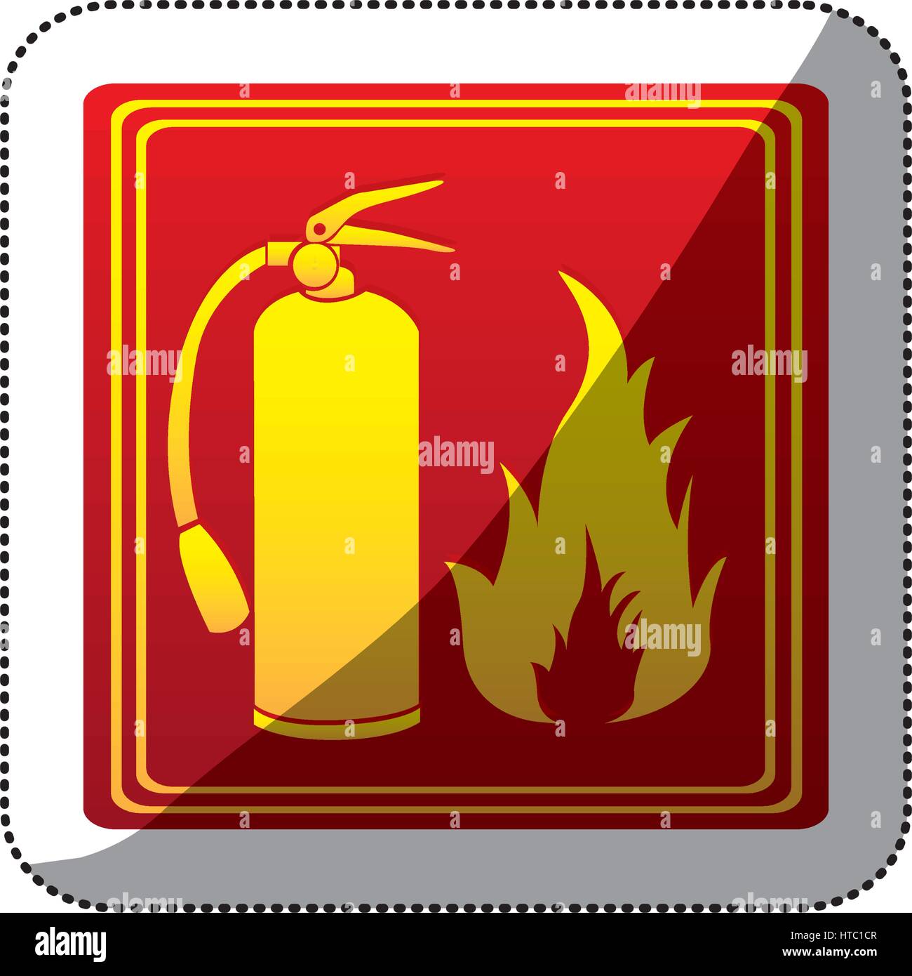 Extinguish fireplace Stock Vector Images - Alamy