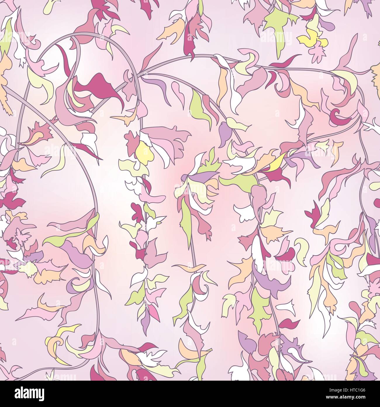 Floral seamless pattern. Flower background. Flourish garden texture ...