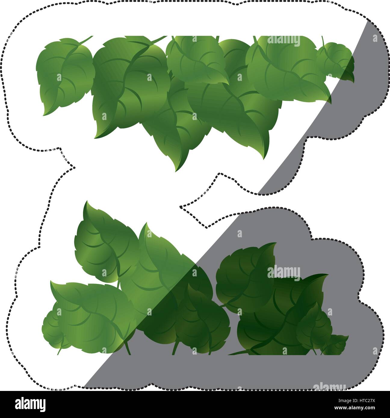 Green tree rows Stock Vector Images - Alamy