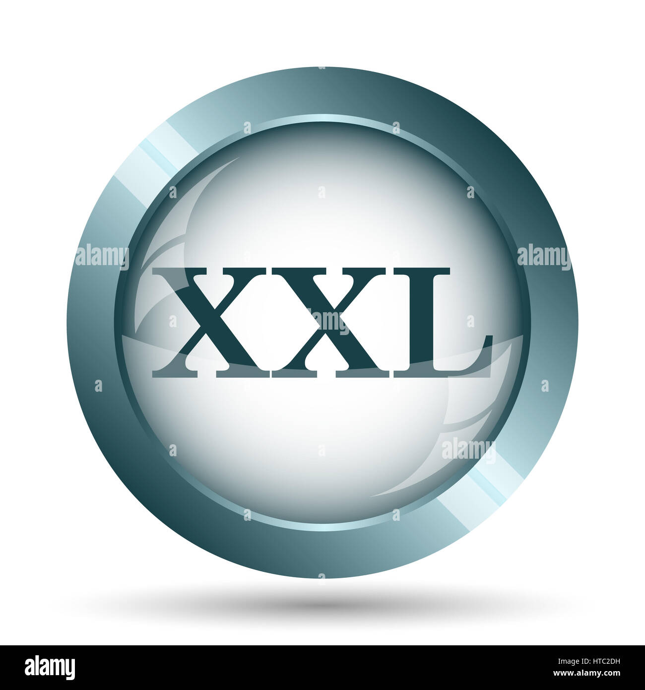 XXL icon. Internet button on white background Stock Photo - Alamy