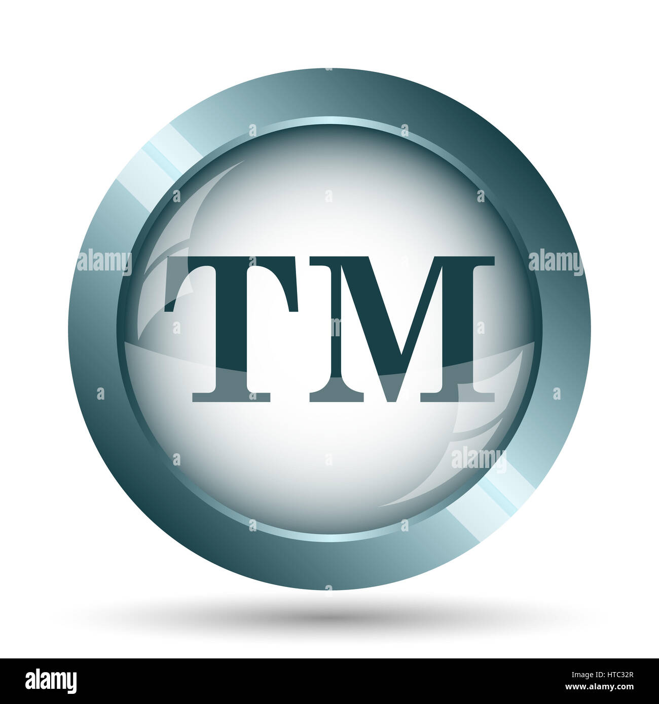 Trade mark icon. Internet button on white background Stock Photo - Alamy
